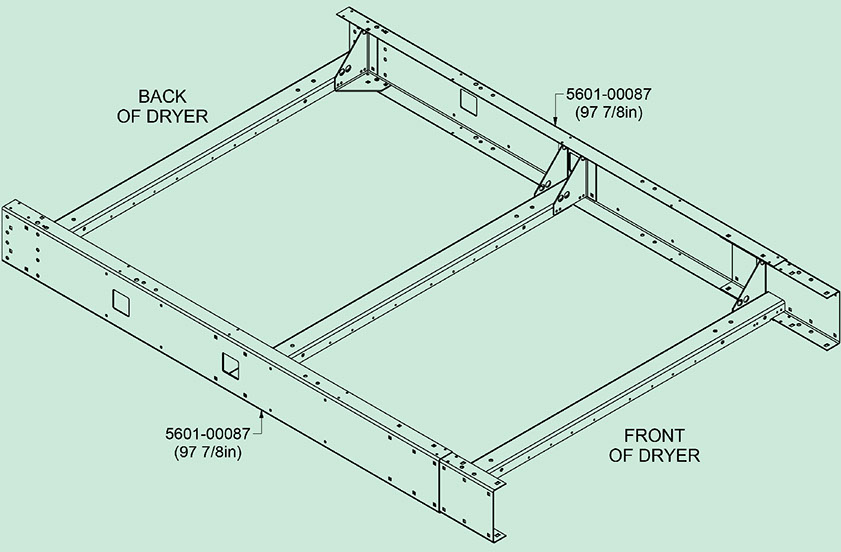SQ0820 Base Frame Leg Kit